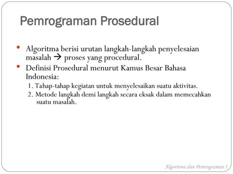 Modul 1 Pengantar Coding Pengantar Algoritma Ppt