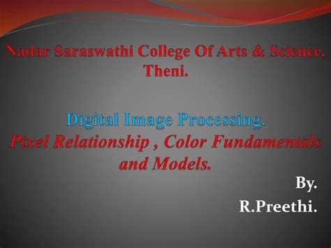 Fundamental Steps In Digital Image Processing Pptx