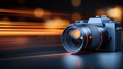 Camera Lens Closeup Exploring The Intricacies Of Photography Equipment And Focus Stock