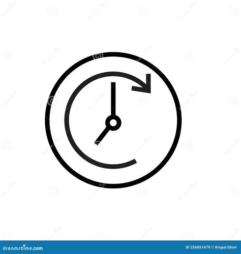 Counterclockwise Rotating Arrow Creating A Black Spiral Shape Symbolizing Concepts Like Return