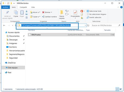 Importación XML