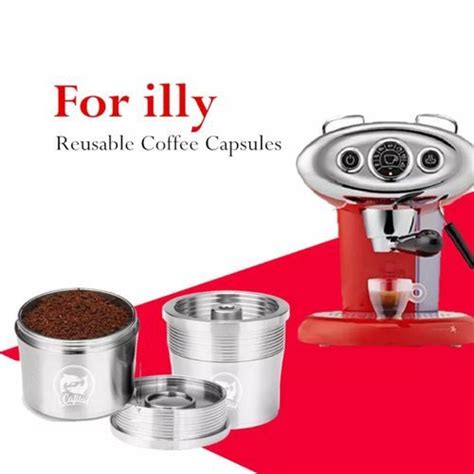 ICAFILAS Capsule Illy compatible en inox rechargeable réutilisable café