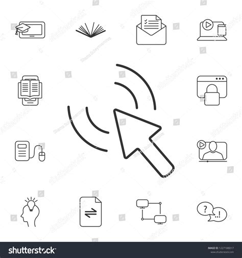 Cursor Icon Simple Element Illustration Cursor Stock Illustration 1227188017 Shutterstock