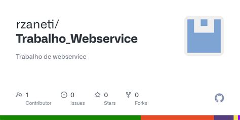 Github Rzaneti Trabalho Webservice Trabalho De Webservice