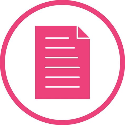 Unique Document Vector Icon 24958505 Vector Art At Vecteezy