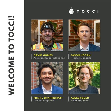 Tocci On Linkedin The Tocci Team Continues To Grow We Are Pleased To