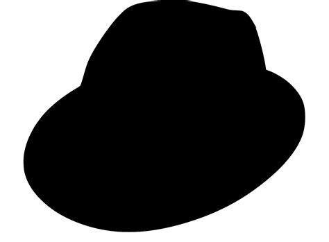 Svg 캡 형사 페도라 무료 Svg 이미지 및 아이콘 Svg Silh