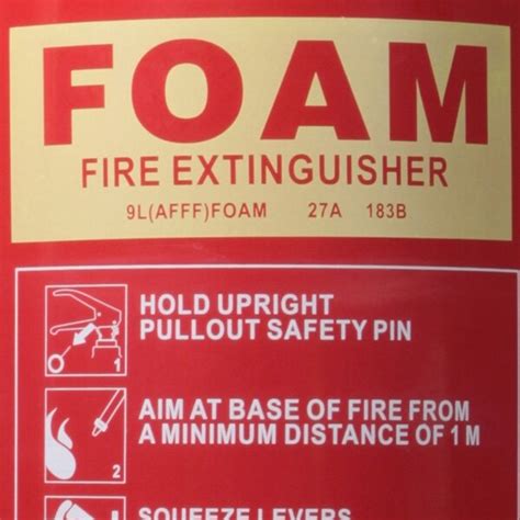9ltr Foam Fire Extinguisher Ultrafire ICert Scotland Ltd