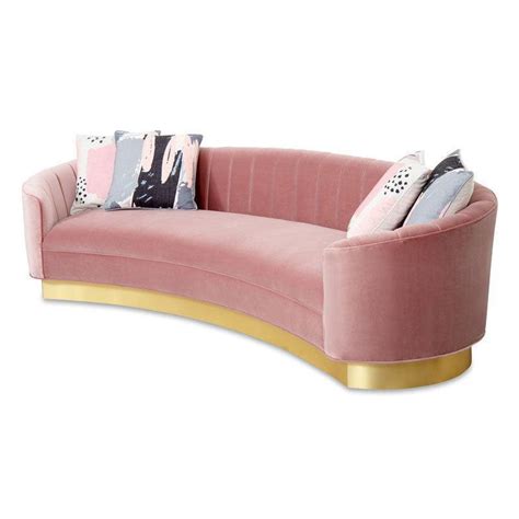 Mademoiselle Pink Velvet Armchair Sofa Avant Garde Furniture
