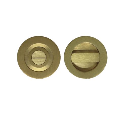 Austyle Sliding Door Flush Turn Snib 45mm Polished Brass 9040 Keeler Hardware