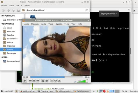 Edgar Rodolfo VLC En OpenSUSE Leap