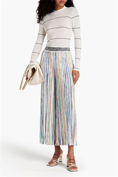 Missoni Crochet Knit Wide Leg Pants The Outnet