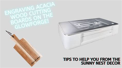 Glowforge Cutting Board Tutorial Youtube