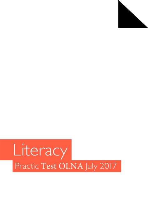 Olna Reading Practice Questions 2017 Pdf Diploma Bachelors Degree