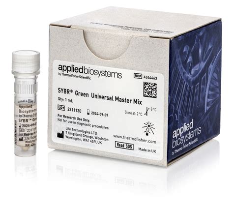 Applied Biosystems Sybr Green Universal Master Mixpcr Equipment And