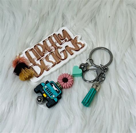 Focal Bead Keychains Firefly Designs Tn