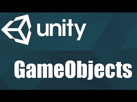 Unity D Gameobjects Youtube