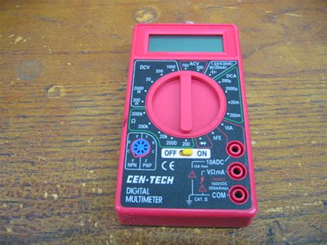 Harbor Freight Cen Tech Digital Multimeter Ebay