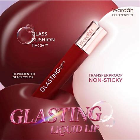 Jual NEW SHADE BARU Wardah Glasting Liquid Lip Shopee Indonesia