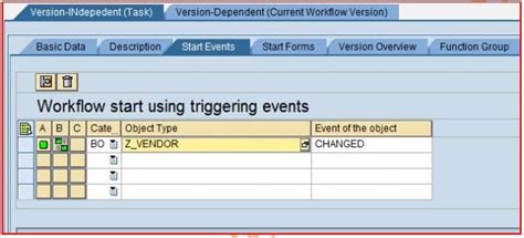 Trigger Workflow When A Vendor Is Changed In SAP Through XK02 Tcode