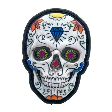 Sugar Skull Pvc Morale Patch Tactical Outfitters