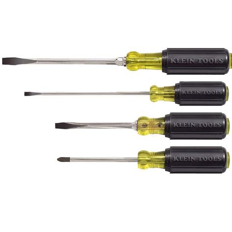 Klein Tools 4 Piece Screwdriver Set 85105 The Home Depot