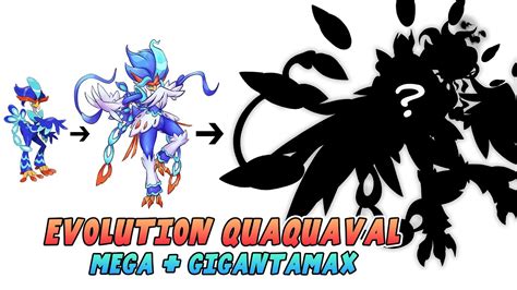 Pokemon Quaquaval Evolution Into Mega And Gigantamax YouTube