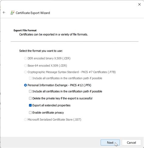 Howto Windows Export Certificate Pfx John Billekens
