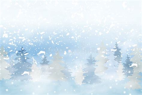 与落的圣诞节雪的圣诞节风景，圣诞快乐的具球果森林假日冬天风景和愉快的新的肯定 库存例证 插画 包括有 横向 快活 103624617