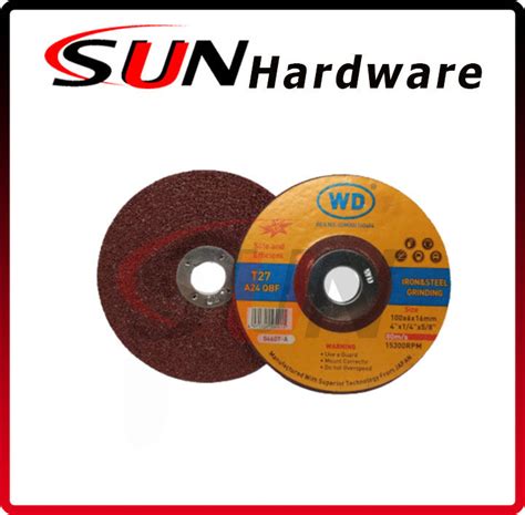Batu Gurinda Poles WD 4 Inch Mata Gerinda Polishing Wheel Besi Lazada