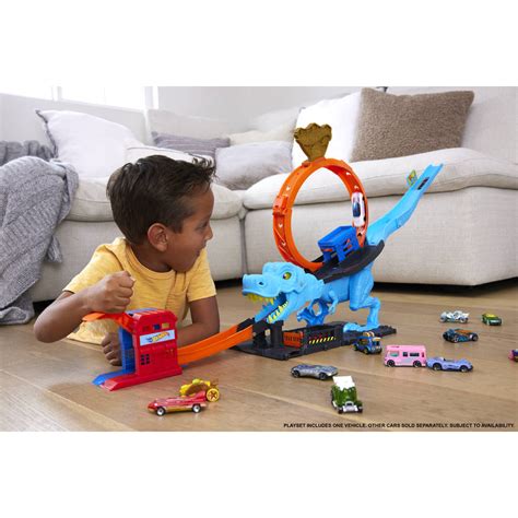 Hot Wheels City T Rex Chomp Down Racebaan