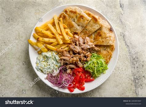 1 767 Greek Gyros Top View Images Stock Photos Vectors Shutterstock