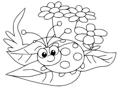 Ladybug Coloring Pages Coloringlib