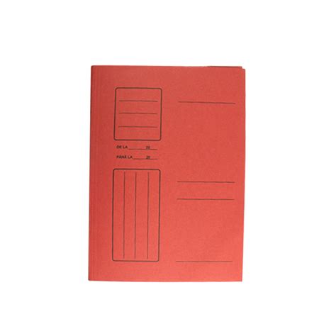 Dosar Sina Carton Duplex Color 250 Grmp Willgo Rosu Print Market