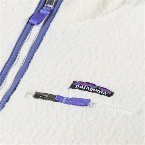 Patagonia Womens Retro Pile Fleece Pullover Marsupial Natural
