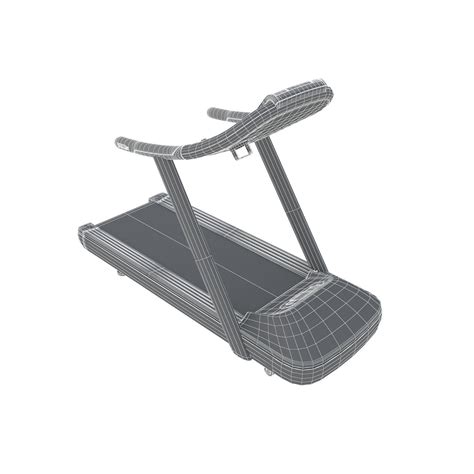 Technogym Excite Run 600 Treadmill 3d Model Cgtrader