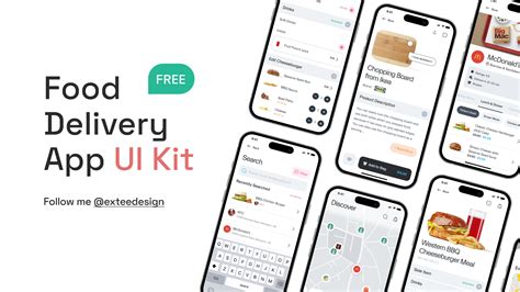 Food Delivery App Ui Kit Download Free Ui Kit