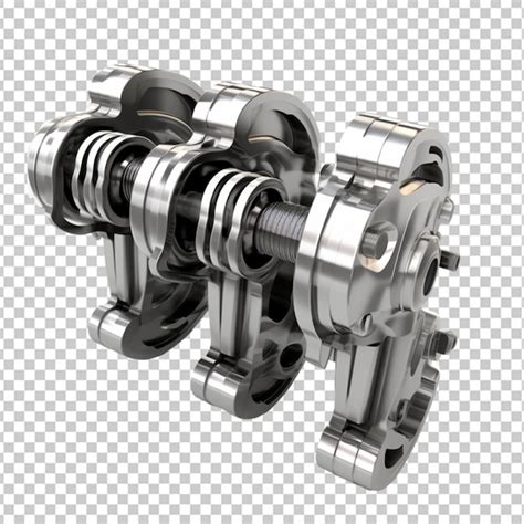 Premium Psd 3d Illustration Of Car Engine Components