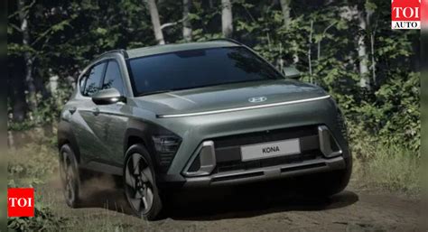 New Gen Hyundai Kona Electric Revealed With 490 Km Range Gets Two
