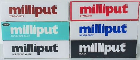 Milliput 6 Pack Mixed