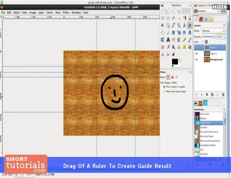Drag Of A Ruler To Create Guide 2