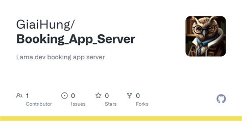 Github Giaihungbookingappserver Lama Dev Booking App Server