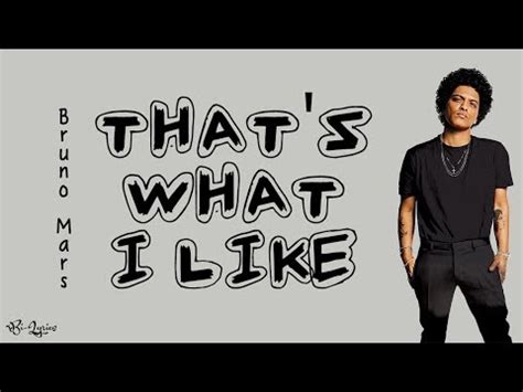 Bruno Mars Thats What I Like Lyrics Video Summarizer Glarity