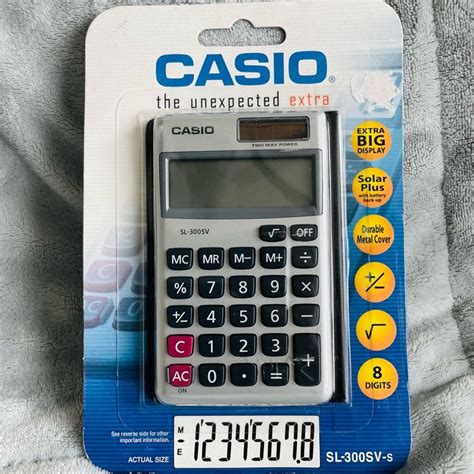 New Casio Calculator Casio Pocket Calculators Mini Keyboard