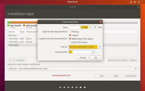 ubuntu 18 04 lts desktop installation guide with screenshots