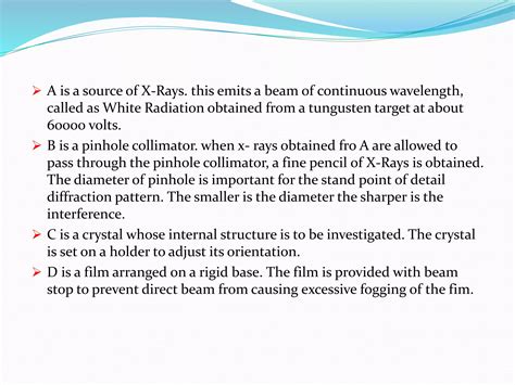 X Ray Diffraction Pptx Chemistry Science
