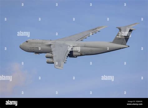 A Close Up Picture Of A Boeing C 17 Globemaster Iii In The Blue Sky