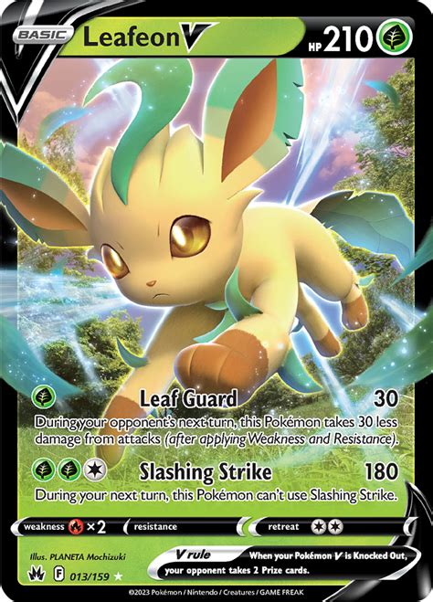 Leafeon V 013159 Crown Zenith Pokemonkaartnl