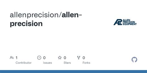 Github Allenprecisionallen Precision