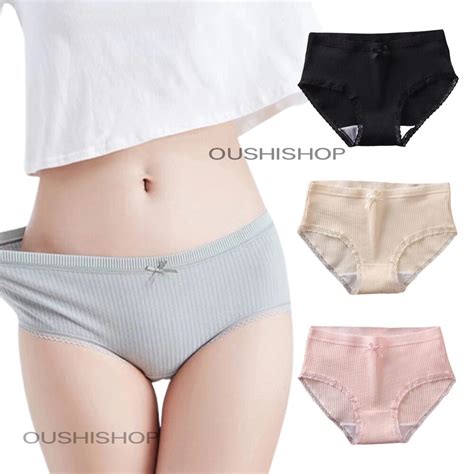 Ready Stock ถูกที่สุด กางเกงใน ทอม ผู้หญิง ไม่มีเป้า ใส่สบายสุดๆ ขอบโชว์ Adelaide Monroe